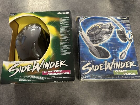 For Sale - Microsoft Sidewinder Strategic Commander + Game Voice | AmiBay