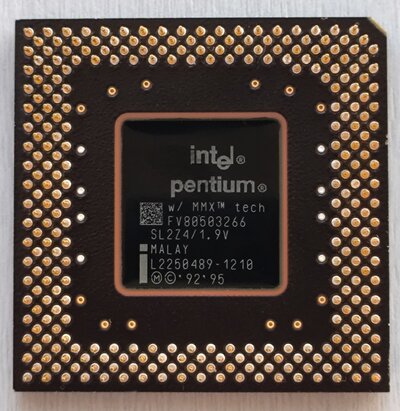 For Sale - Fastest Pentium MMX 266MHz 1.9V Tillamook-myA0 SL2Z4 | AmiBay