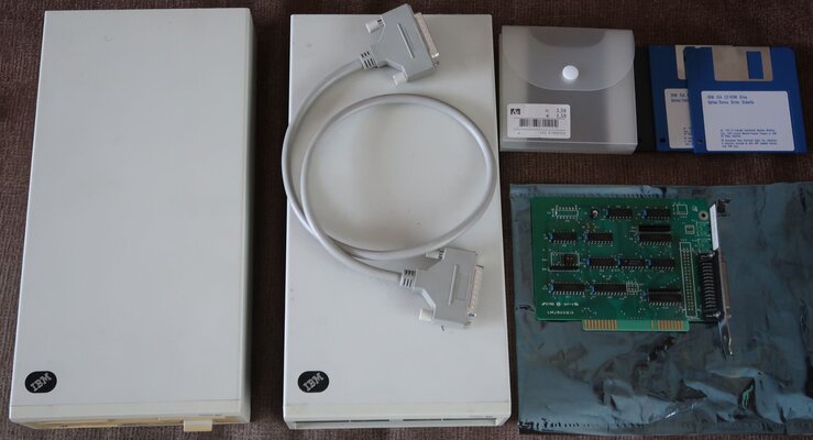 Sold - IBM 3509-001 (with Matsushita CR-523-B) external drive with 8 ...