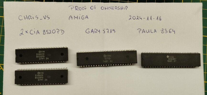 For Sale - 2* 8520 CIA , GARY 5719, PAULA 8364 FOR AMIGA 500 | AmiBay