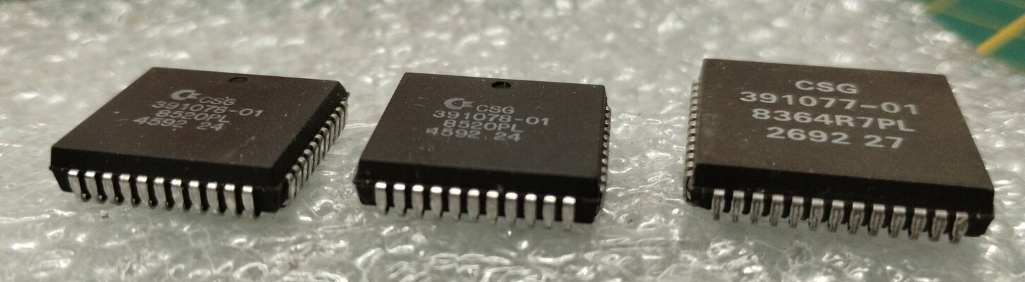 For Sale - SUPER DENISE DIL&PLCC, AGNUS 8375 CIA chips, PAULA , GAYLE ...