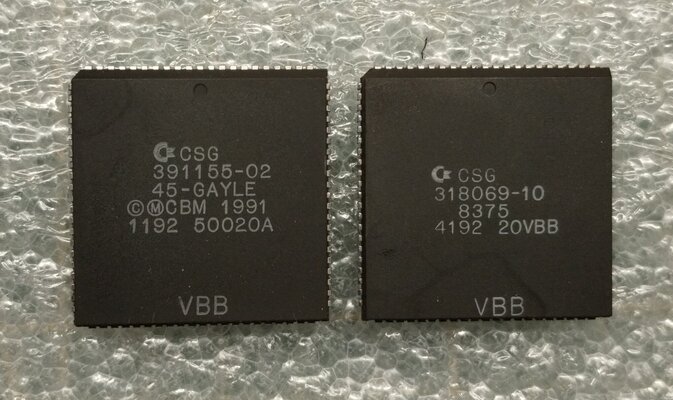 For Sale - SUPER DENISE DIL&PLCC, AGNUS 8375 CIA chips, PAULA , GAYLE ...