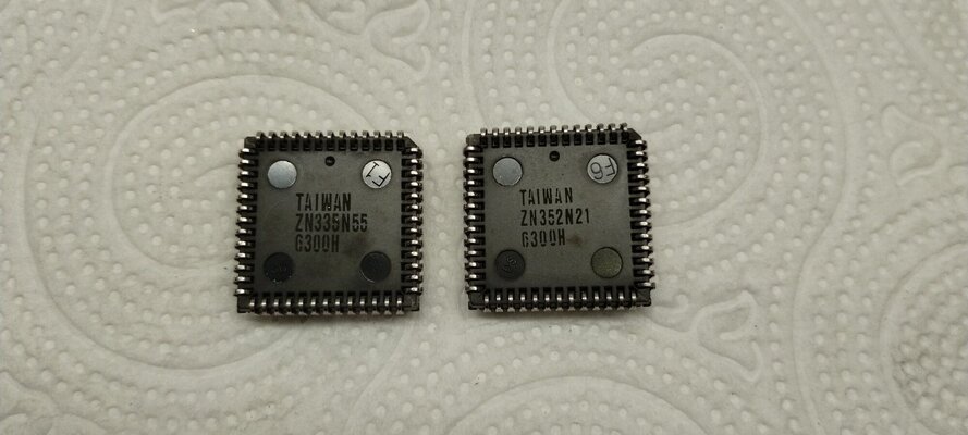 Sold - 2MB Fat Agnus 8375, CIA Chips (PLCC), Super Denise (PLCC) | AmiBay
