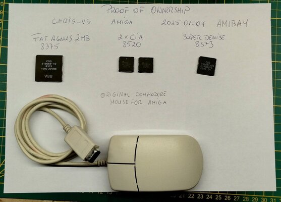 For Sale - Fat Agnus 8375 2MB, 2 * CIA 8520 (PLCC), Super Denise (PLCC ...