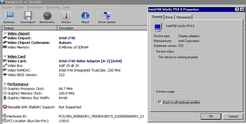 For Sale - Intel i740 | AmiBay