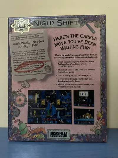 For Sale - Commodore Amiga Night Shift game (new and sealed) & Unreal ...