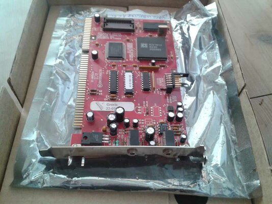 Sold - Gravis Ultrasound ACE, drivers/disks, manual's and in original ...