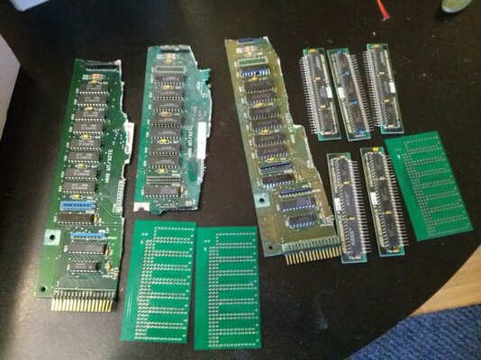 Sold - Memory chips - A500+ mobo fragments, SIPP modules + bare ...