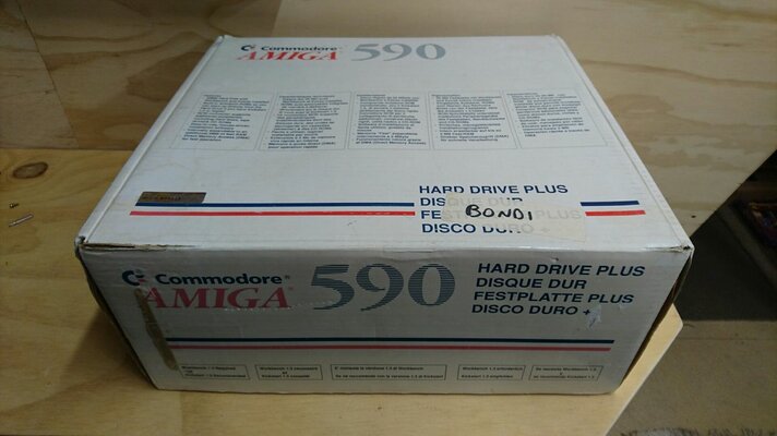 Closed - Commodore Amiga A590 Boxed with User Guides and Disk | AmiBay