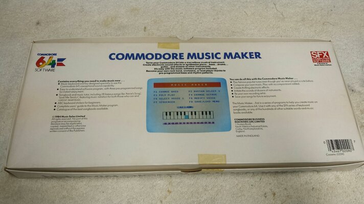Found - Commodore Music Maker Keyboard (C64) | AmiBay