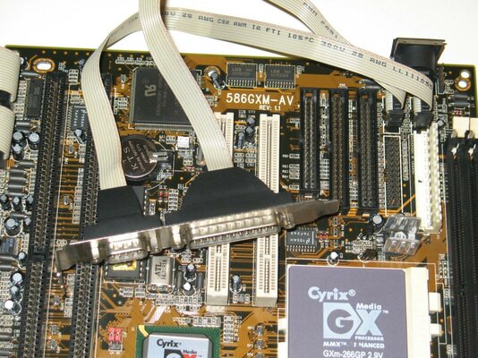 Sold - AVT 586GXM-AV + Cyrix MediaGX MMX Enhanced 266MHz | AmiBay