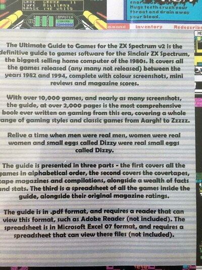 Taken - The Ultimate Guide to Games for the ZX Spectrum V2 | AmiBay